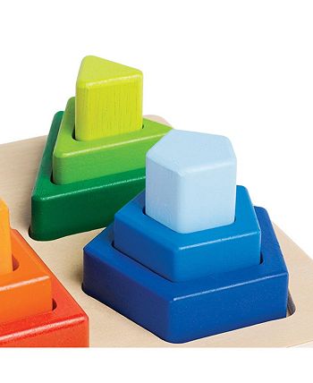 Kaplan Early Learning Nest and Stack Shapes - 12 Pieces - Macy's