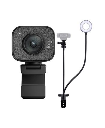 Logitech Streamcam Plus Webcam With Tripod (Graphite) And Knox Gear ...