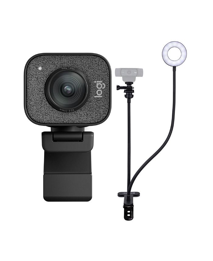 Logitech Streamcam Plus Webcam With Tripod (Graphite) And Knox Gear ...