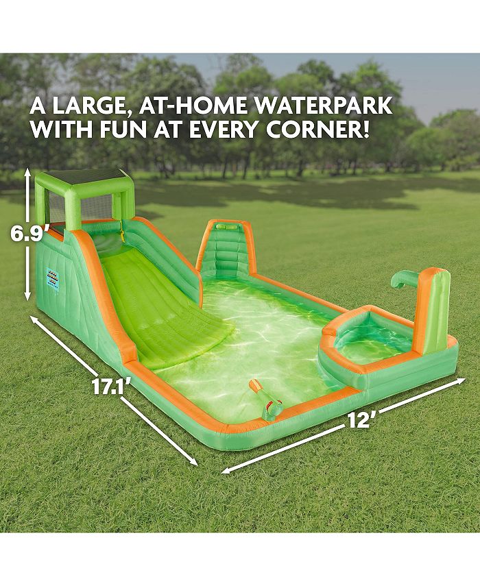 Sunny & Fun Inflatable Water Slide & Blow up Pool, Kids Water Park - Macy's
