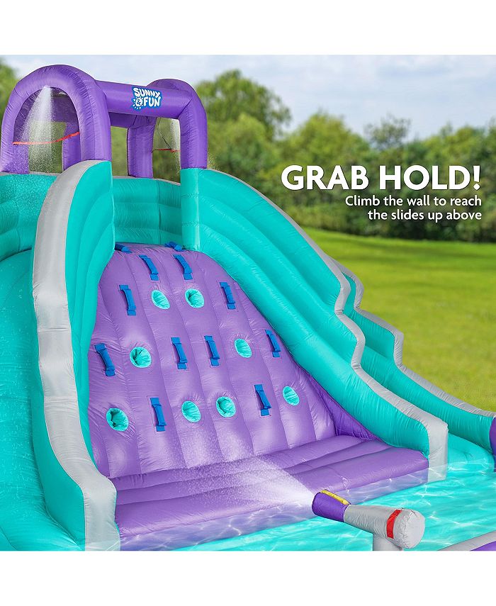 Sunny & Fun Inflatable Water Slide & Blow up Pool, Kids Water Park - Macy's