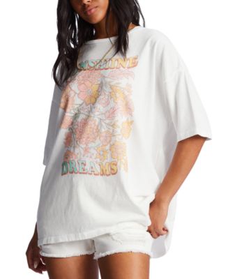 Billabong Juniors' Sunshine Dream Cotton Boyfriend Tee - Macy's