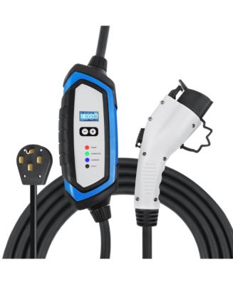 Lectron 240V 32 Amp Level 2 EV Charger with 21ft Extension Cord J1772 ...