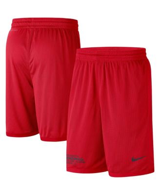 Men's Nike Red, Black Georgia Bulldogs Performance Mesh Shorts - Macy's