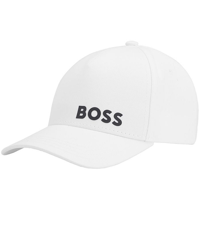 Hugo Boss Men's Cotton-Twill Mixed Logos Cap - Macy's