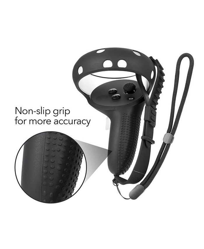 Wasserstein Silicone Skin Set for Meta/Oculus Quest 2 - Controller Grip ...
