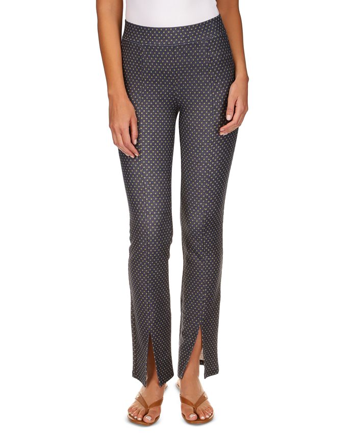 Michael Kors Women's Sparkling Print Split-Leg Pants - Macy's