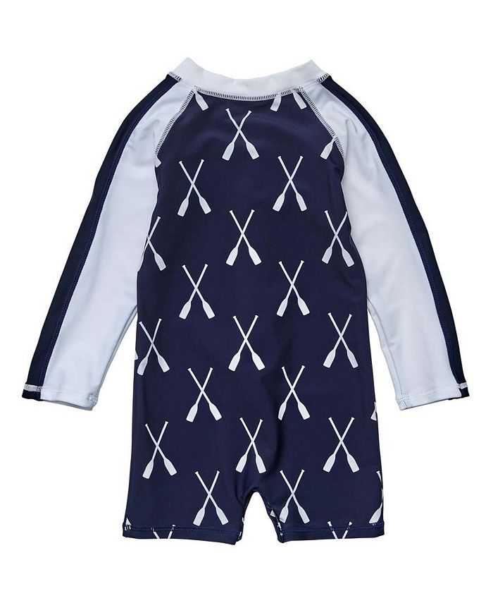 Snapper Rock Baby Boys Riviera Rowers LS Sunsuit - Macy's