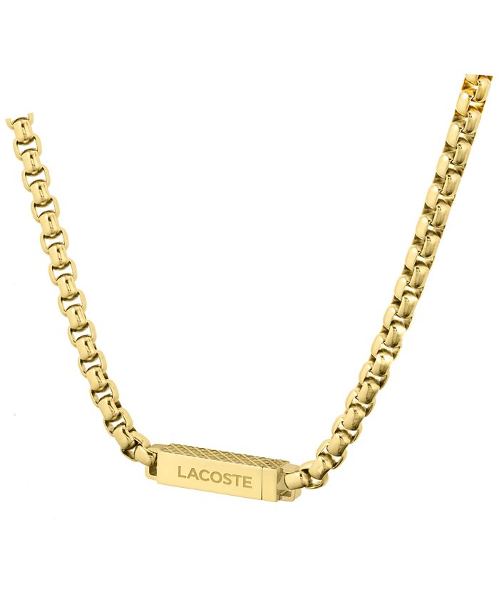 Lacoste Men's Box Chain Bracelet - Macy's