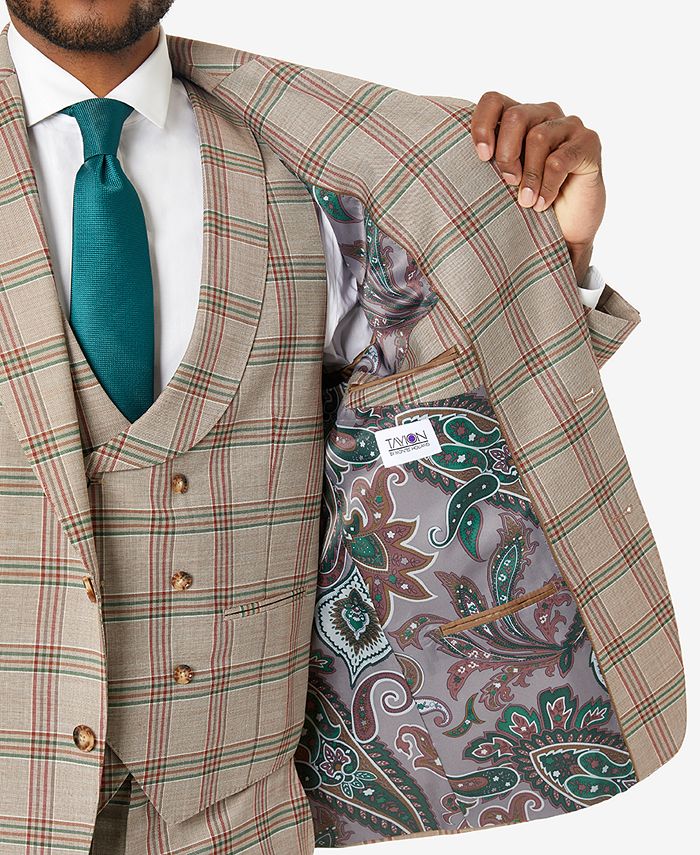 Tayion Collection Men's Classic-Fit Wool Blend Suit Jacket - Macy's