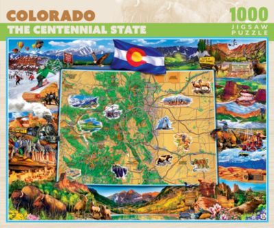 Masterpieces Colorado - The Centennial State 1000 Piece Jigsaw Puzzle ...