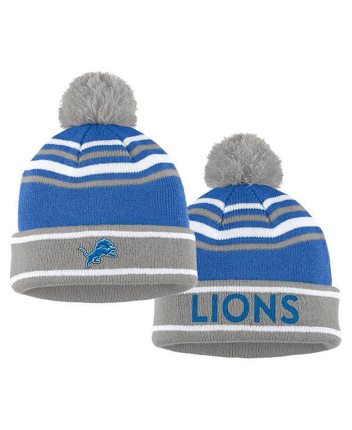 WEAR by Erin Andrews Women's Blue Detroit Lions Colorblock Cuffed Knit ...