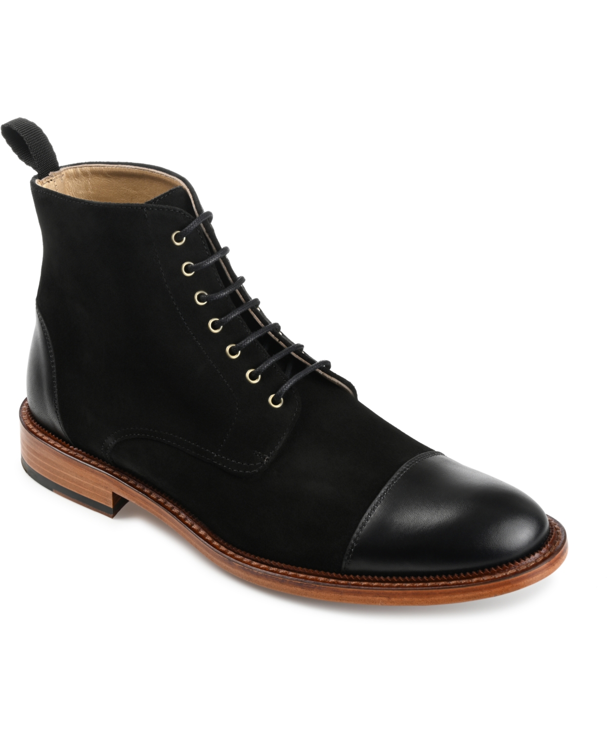 Click here for Taft Mens Troy Handcrafted Leather and Suede Dress... prices