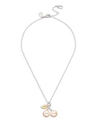 COACH Cherry Pendant Necklace - Macy's