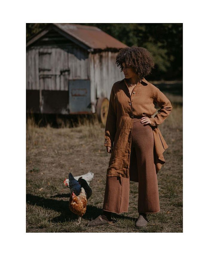 The Simple Folk Women's Maternity Oversized Linen Jua Jacket - Macy's