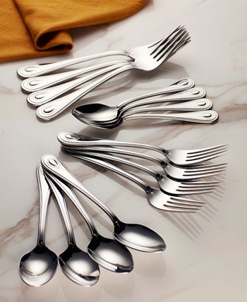Lenox French Perle Dinner Spoons, Set of 4 - Macy's