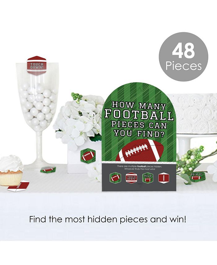 Big Dot of Happiness End Zone Football Baby Shower & Birthday Party ...