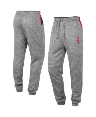 Men's Colosseum Gray Oklahoma Sooners Worlds to Conquer Sweatpants - Macy's