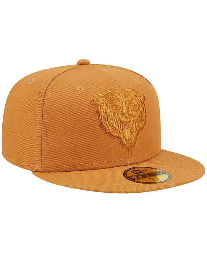 New Era Men's Brown Chicago Bears Team Color Pack 59Fifty Fitted Hat ...