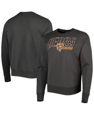 Men's '47 Brand Charcoal Chicago Bears Locked In Headline Pullover ...