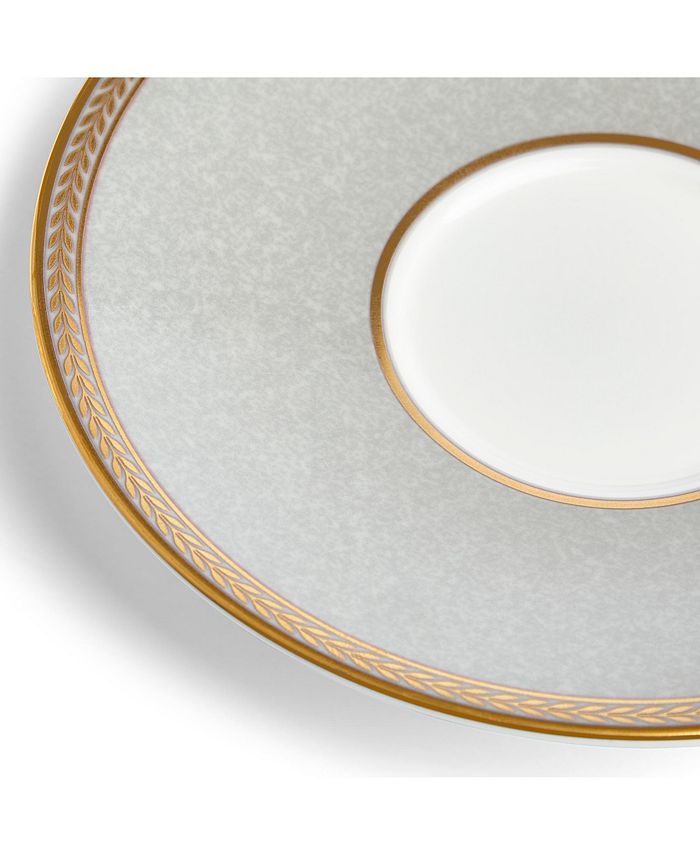 Wedgwood Renaissance Grey Teacup Saucer - Macy's