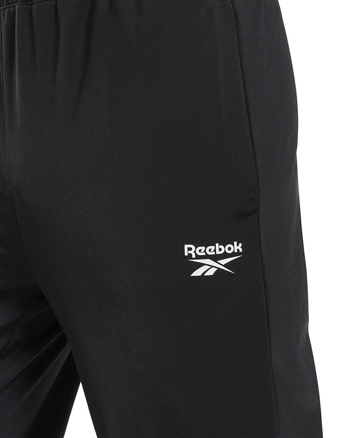 Reebok Men's Regular-Fit Identity Vector Drawstring Track Pants - Macy's