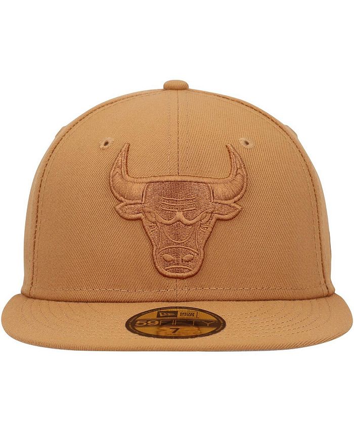 New Era Men's Tan Chicago Bulls Color Pack 59FIFTY Fitted Hat - Macy's