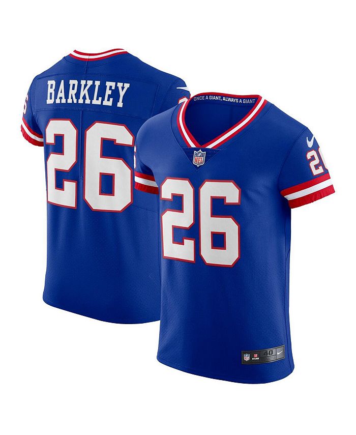 Nike Men's Saquon Barkley Royal New York Giants Classic Vapor Elite ...