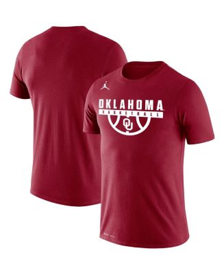 Men's Jordan Crimson Oklahoma Sooners Basketball Drop Legend ...