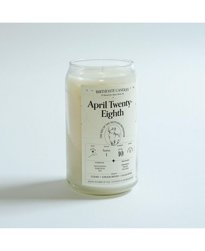 Birthdate Candles The April Twenty-Eighth Candle - Macy's