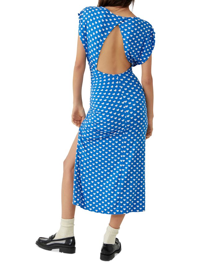 Free People Women's Lakeside Printed Midi Dress - Macy's