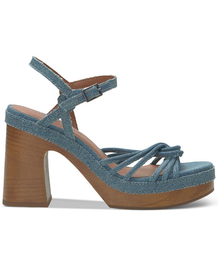 Lucky Brand Women's Ismene Strappy Platform Dress Sandals - Macy's