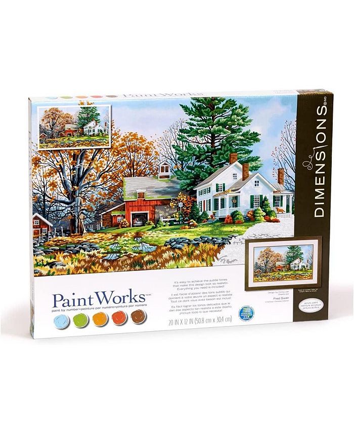 Paint Works Paint By Number Kit -Precious Days - Macy's