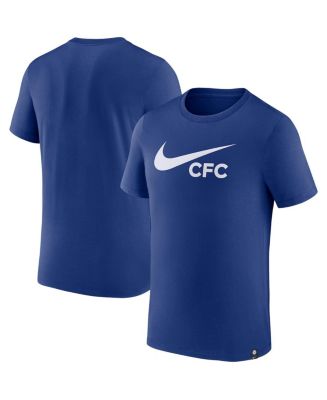 Men's Nike Blue Chelsea Swoosh T-shirt - Macy's