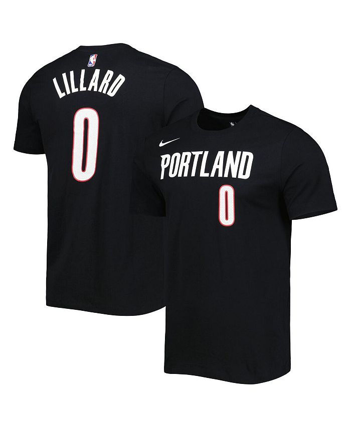 Nike Men's Damian Lillard Black Portland Trail Blazers Icon 2022/23 ...