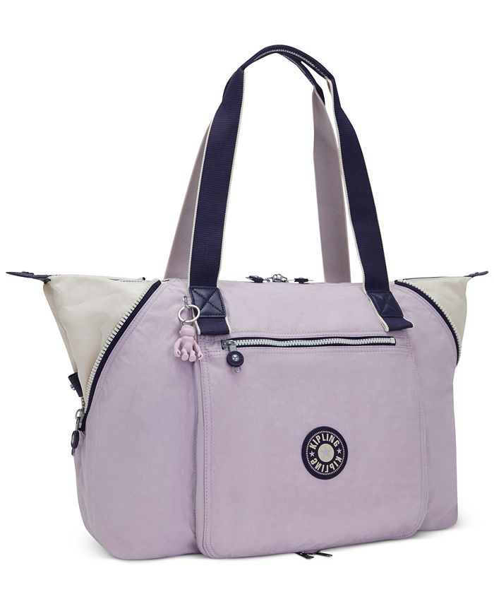 Kipling Wellness Art M Large Nylon Zip-Top Tote Bag - Macy's
