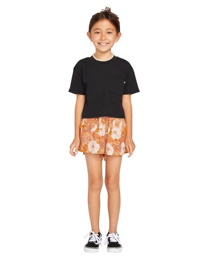 Volcom Big Girls Pocket Dial Short Sleeves T-shirt - Macy's