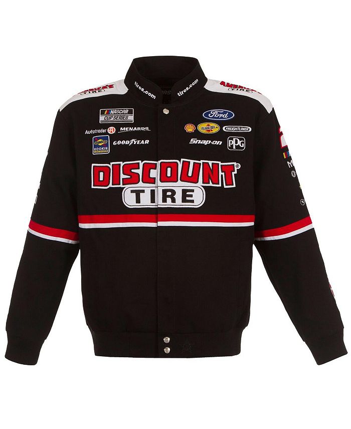JH Design Men's Black Austin Cindric Discount Tire Twill Uniform Full ...