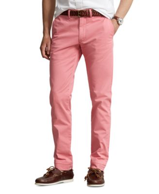Polo Ralph Lauren Men's Stretch Slim Fit Chino Pants - Macy's