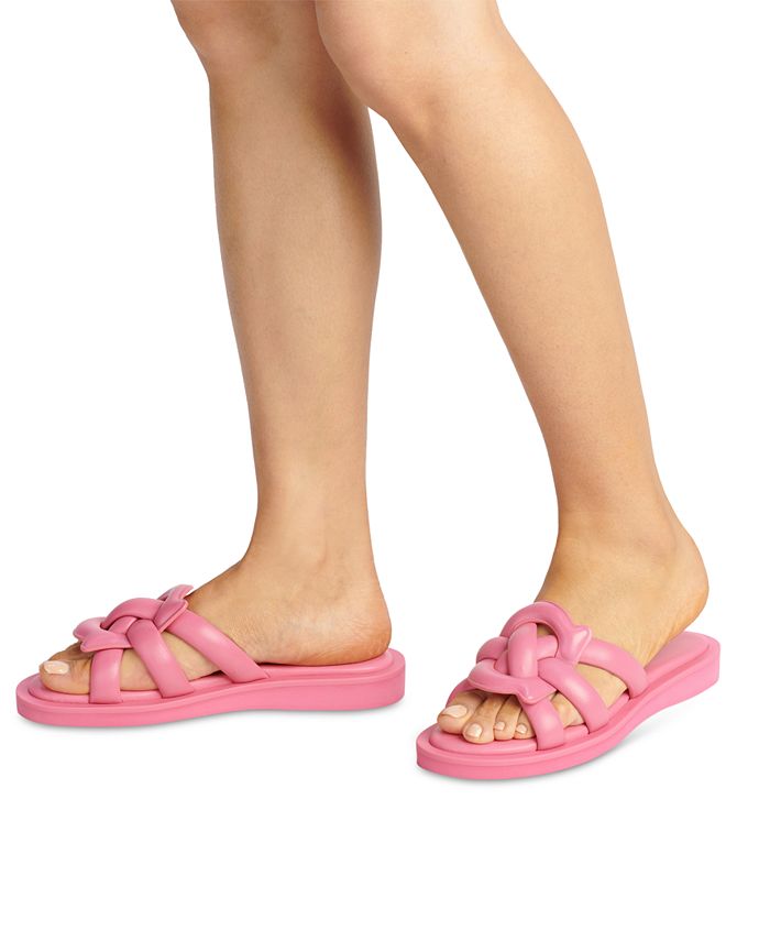 COACH Women's Georgie Soft Signature Slide Sandals - Macy's