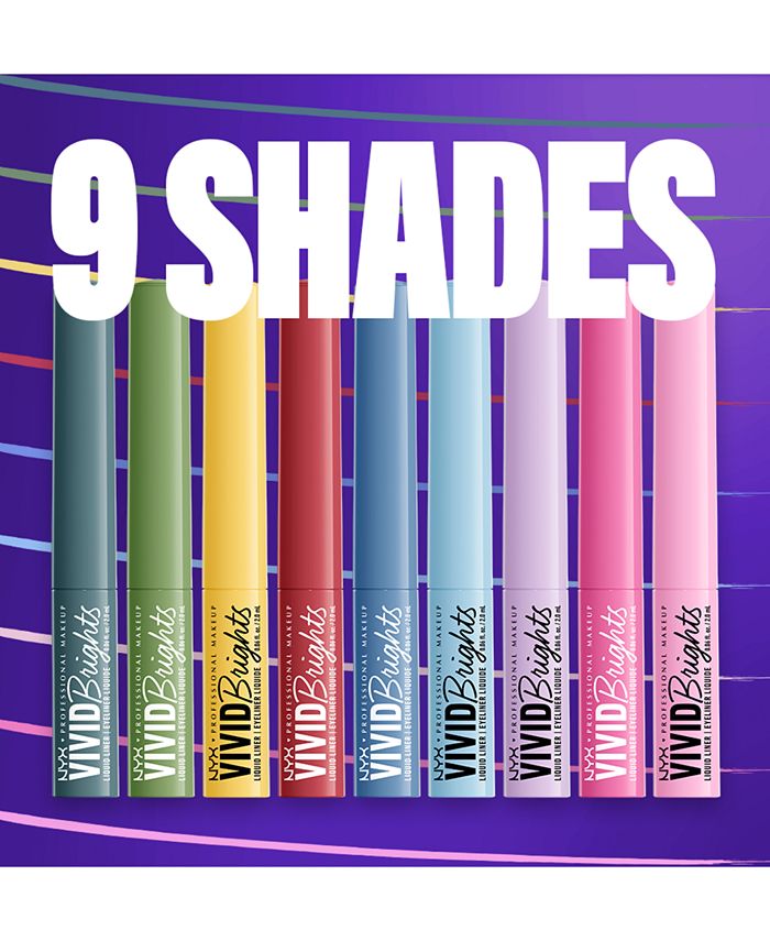 NYX Professional Makeup Vivid Brights Liquid Liner - Macy's