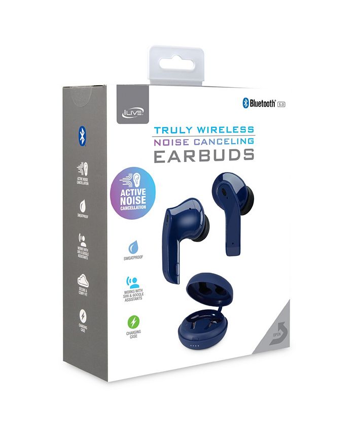 iLive Truly Wireless Earbuds with Active Noise Canceling, IAEBT600IND ...