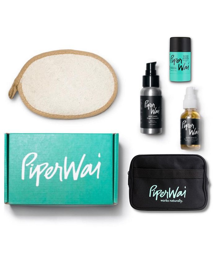 PiperWai Best Seller Bundle| Natural Deodorant, Body Wash, Underarm Oil ...