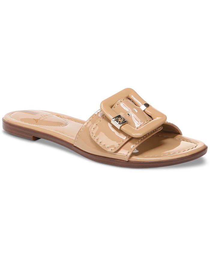 Sam Edelman Women's Gaige Buckle Slip-On Slide Sandals - Macy's