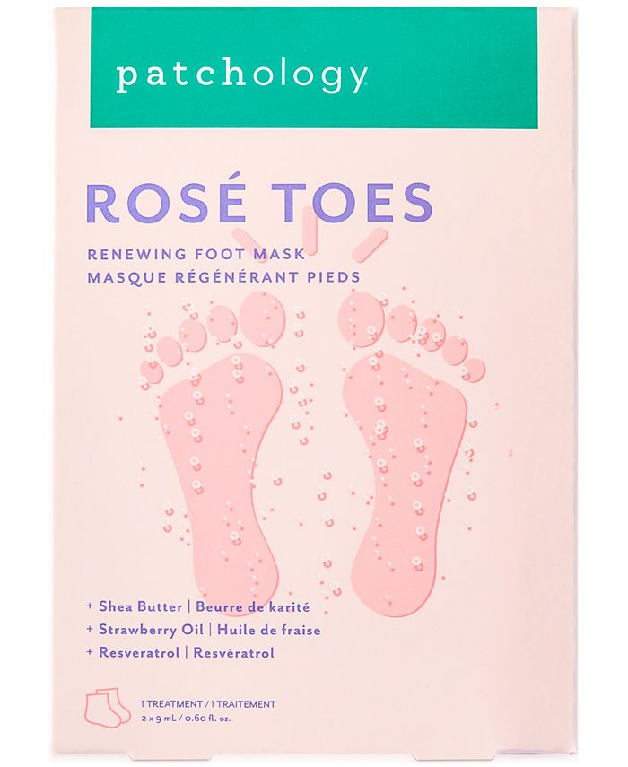Patchology Rosé Toes Renewing Foot Mask - Macy's