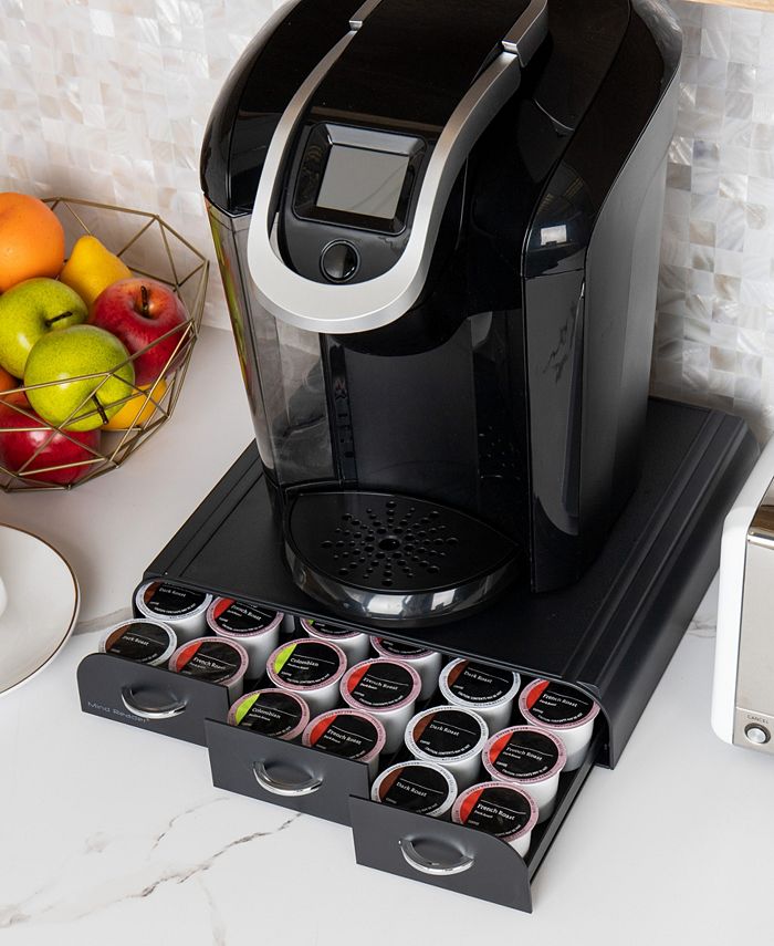 Mind Reader Anchor Collection, 3-Drawer Single Serve Coffee Pod Drawer ...