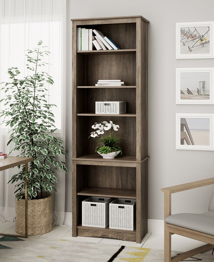Prepac Tall 6-Shelf Bookcase - Macy's