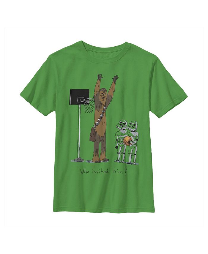 Disney Lucasfilm Boy's Star Wars Chewbacca Basketball Who Invited Him ...