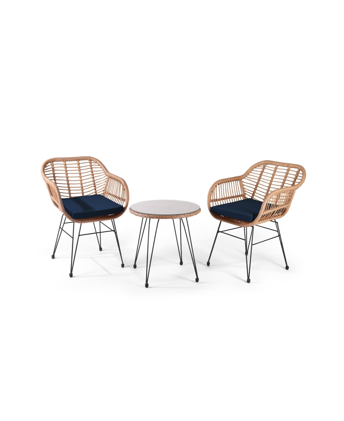 Click here for WestinTrends 3-Piece Wicker Outdoor Patio Conversa... prices