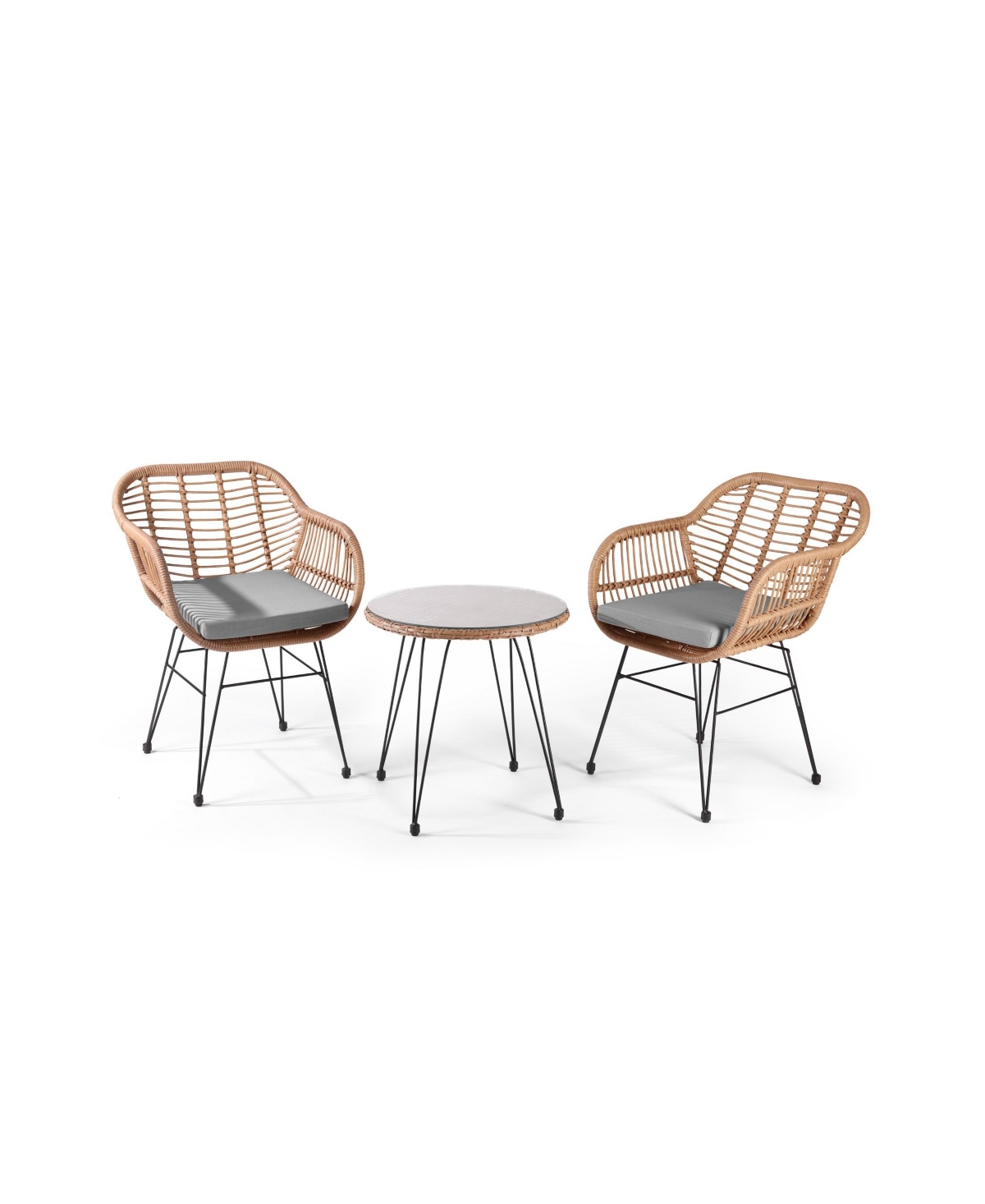 Click here for WestinTrends 3-Piece Wicker Outdoor Patio Conversa... prices